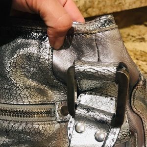 Jimmy Choo | Bags | Jimmy Choo Mahala Silver Bag | Poshmark